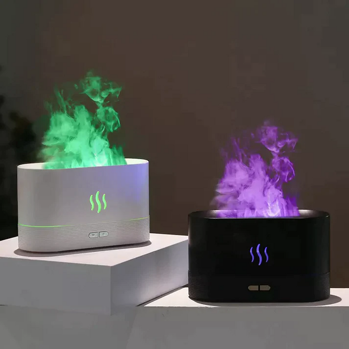 RGB Flame Humidifier and Aroma Diffuser – Hypd.pk