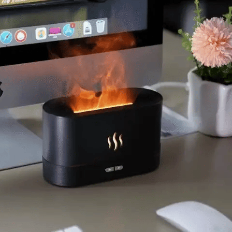 RGB Flame Humidifier and Aroma Diffuser – Hypd.pk